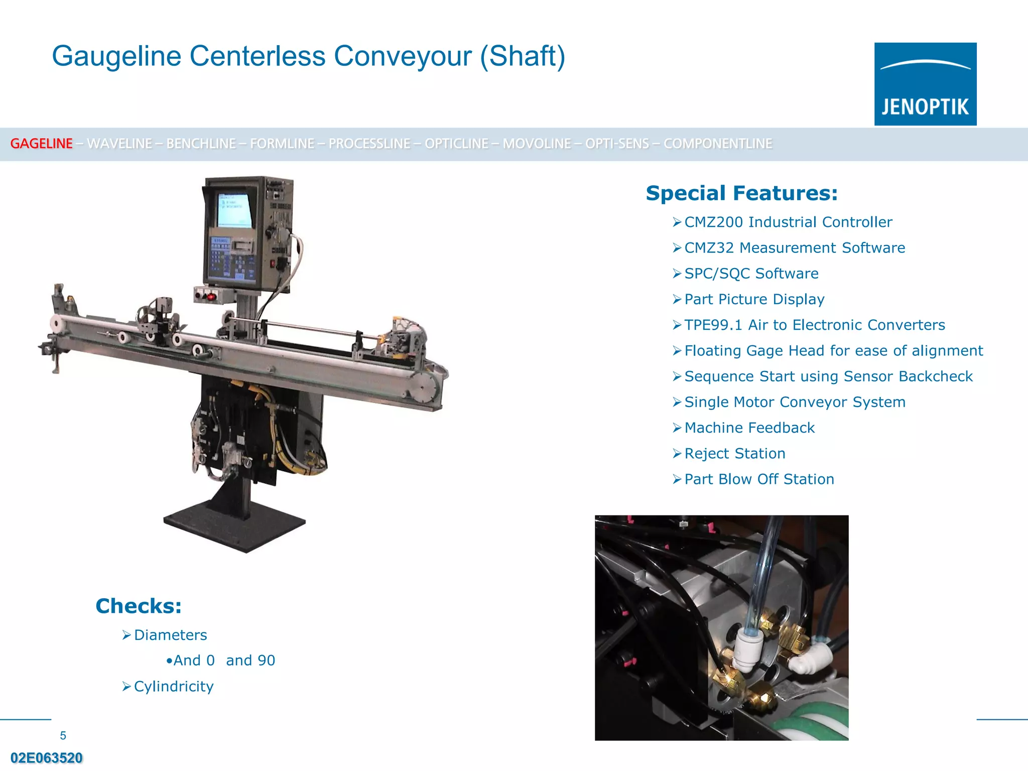 Gageline by Jenoptik | PDF