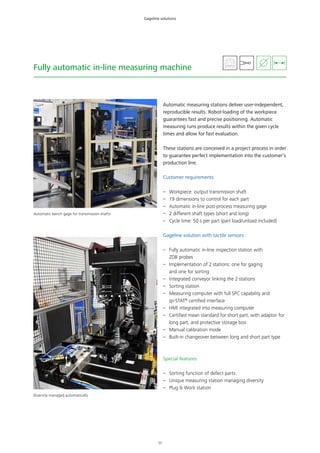 Gageline brochure-Jenoptik | PDF