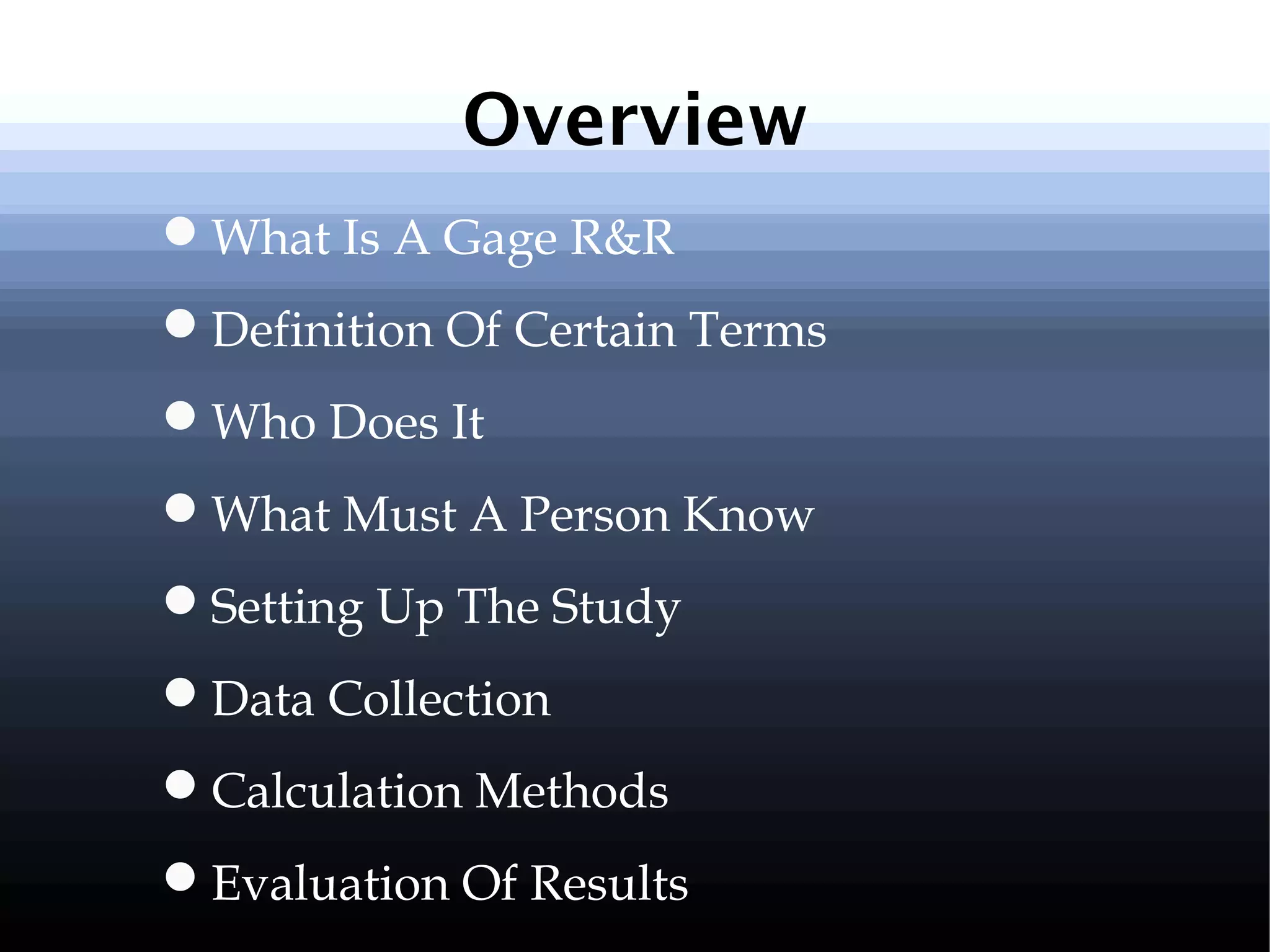 Introduction to Gage R&R | PPT