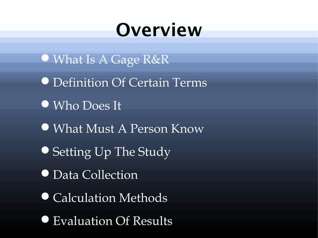 Introduction to Gage R&R | PPT