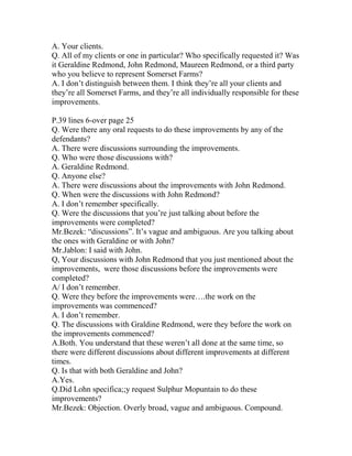 Gaggero deposition vol i and 2 quotes...exhibits | PDF