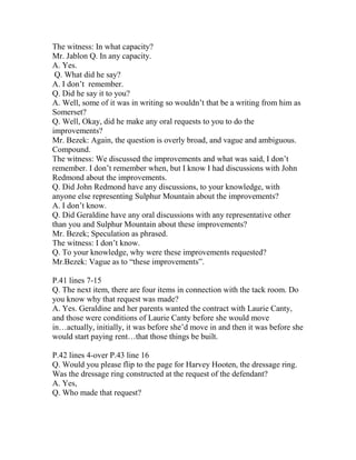 Gaggero deposition vol i and 2 quotes...exhibits | PDF