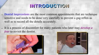 Causes of Gagging reflex in impression taking | PPSX