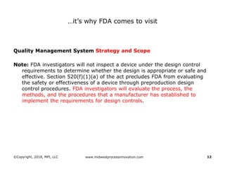 Design Controls: Building Objective Evidence and Process Architecture ...