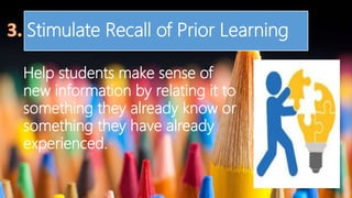 GAGNÉ’S NINE EVENTS OF INSTRUCTION | PPTX