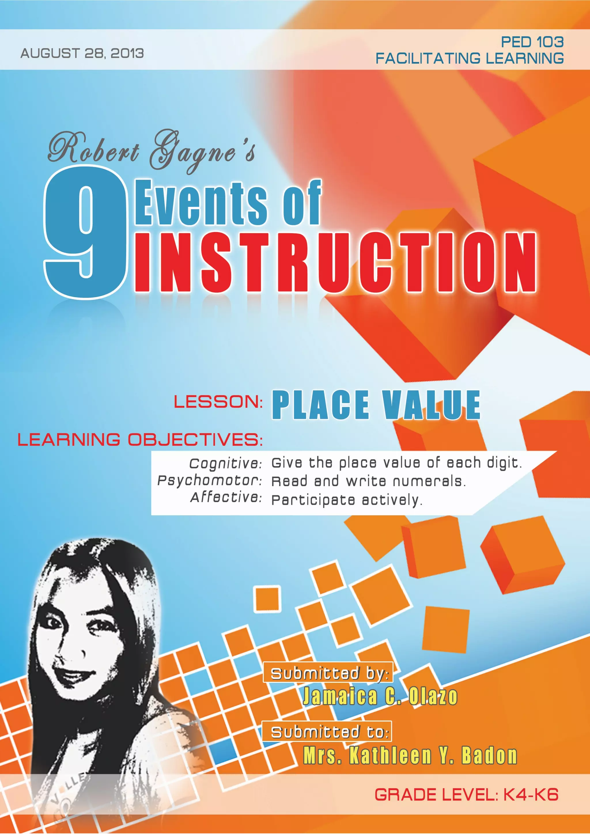 Gagne's 9 Events of Instruction | PDF