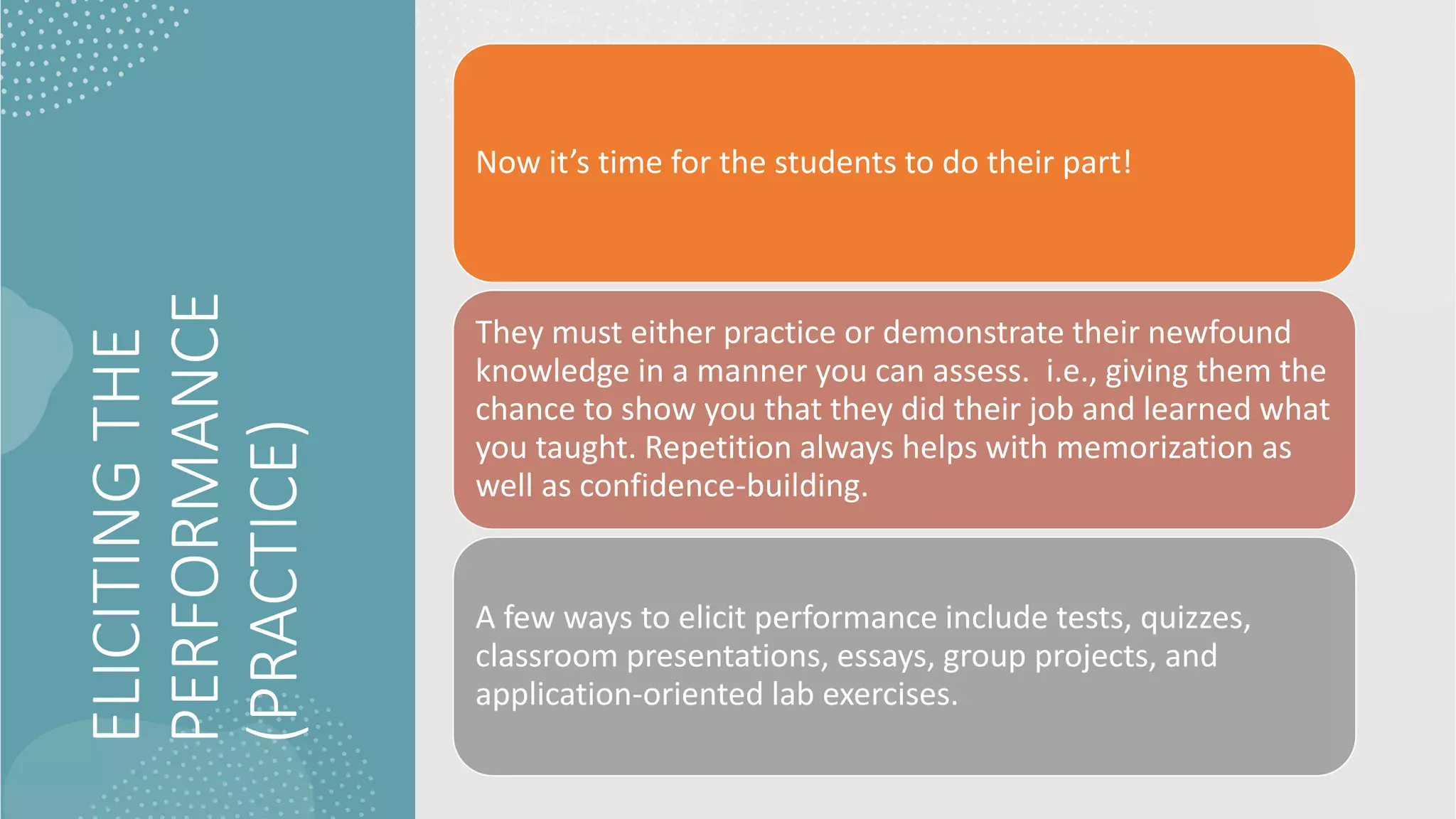 GAGNE'S 9 EVENTS OF INSTRUCTION | PPTX