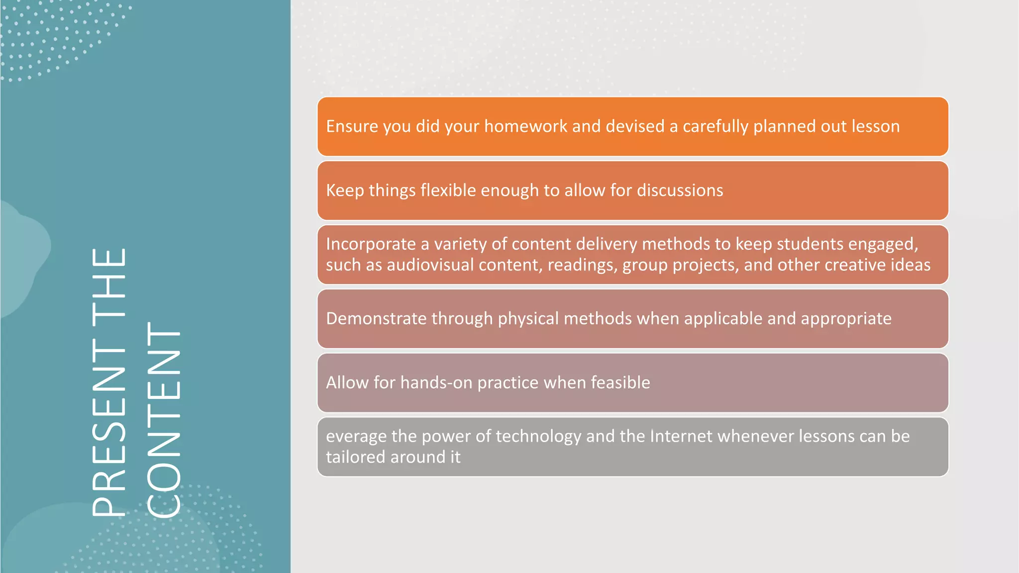 GAGNE'S 9 EVENTS OF INSTRUCTION | PPTX