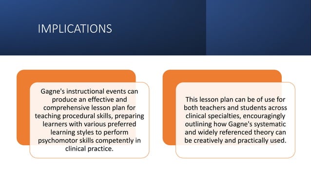 GAGNE'S 9 EVENTS OF INSTRUCTION | PPTX | Educational Assessment | Education