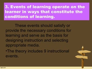 Gagne's condition of learning | PPT