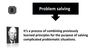 Power Point Presentation Gagne's hierarchy of learning | PDF