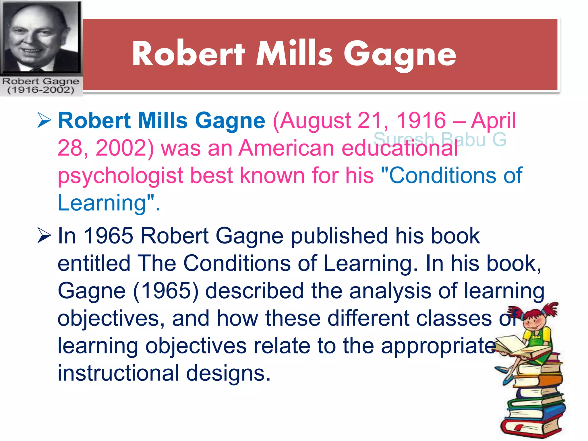 Gagne’s Hierarchy of Learning – Eight types of learning | PPTX