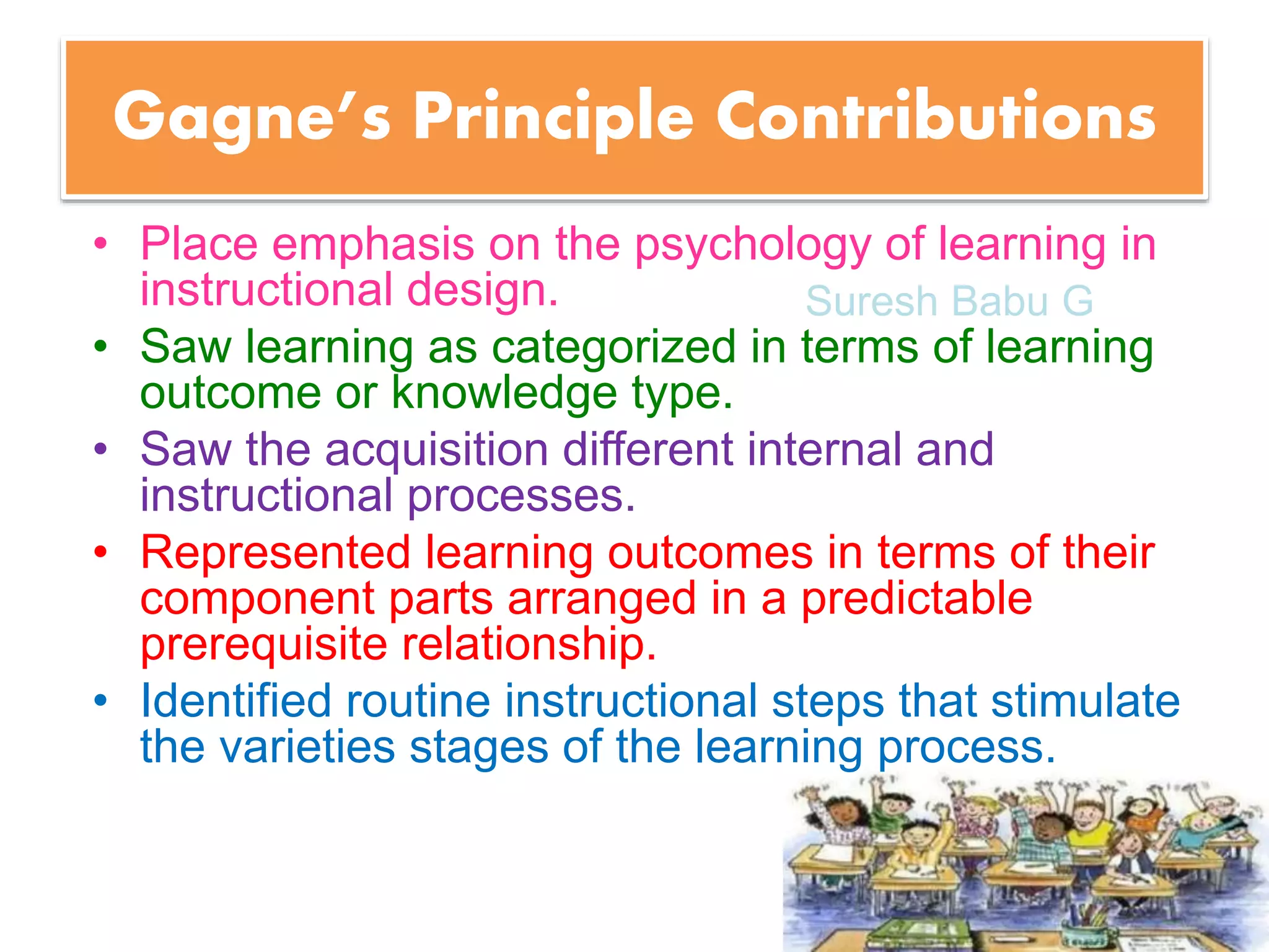 Gagne’s Hierarchy of Learning – Eight types of learning | PPTX