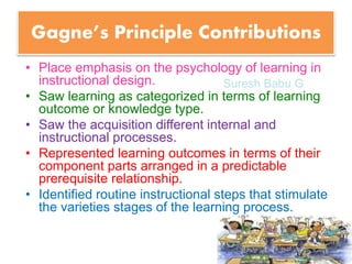 Gagne’s Hierarchy of Learning – Eight types of learning | PPTX