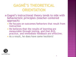 Gagnes levels of learning | PPT
