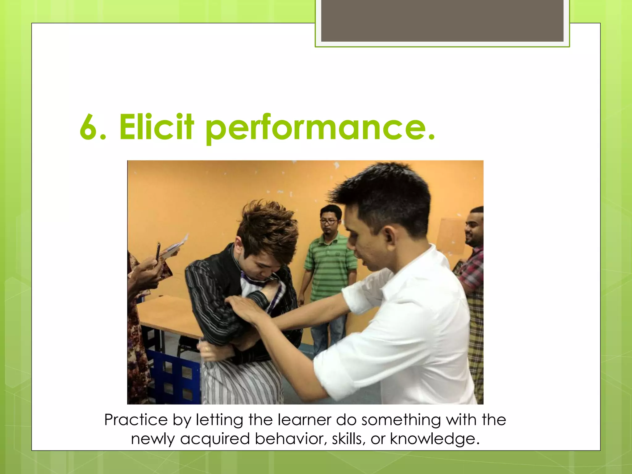 Gagne’s Nine event_activity | PDF