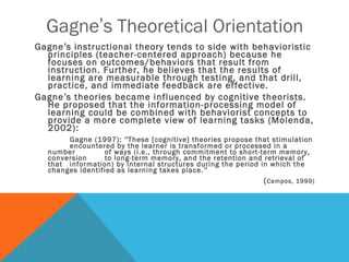 Gagnes nine events_of_instruction | PPT