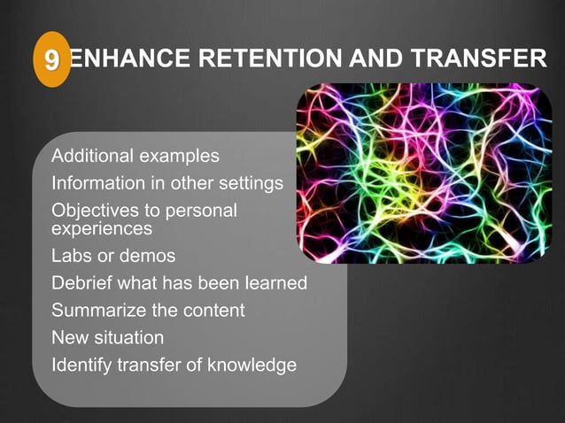 Gagne's Nine Events of Learning | PPTX