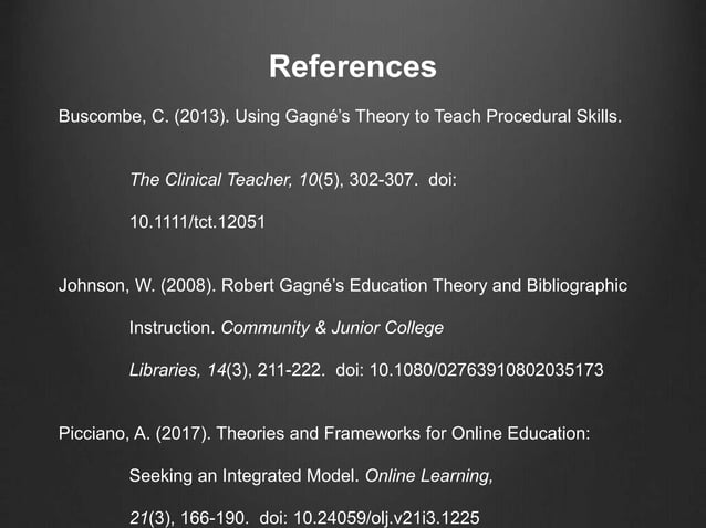 Gagne's Nine Events of Learning | PPTX