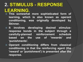 Gagne conditions of learning | PPTX