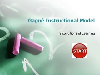 Gagné's Instructional Model | PPTX