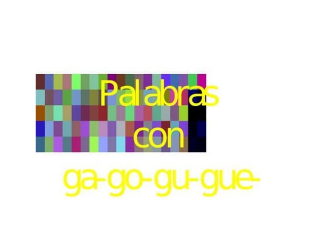 Ga go gu gue gui | PPTX