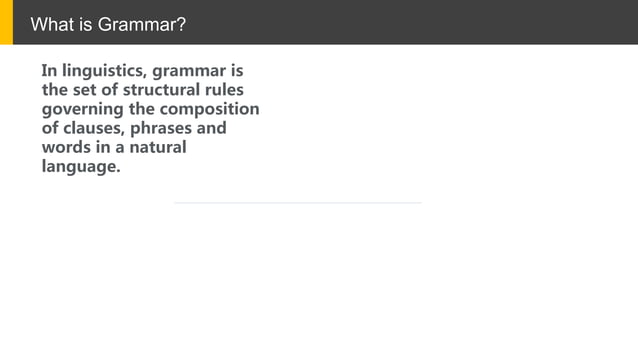 Grammar Course Introduction | PPTX