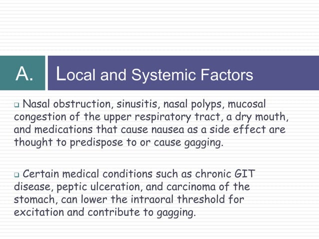 Gag reflex | PPTX | Dental Health | Diseases and Conditions