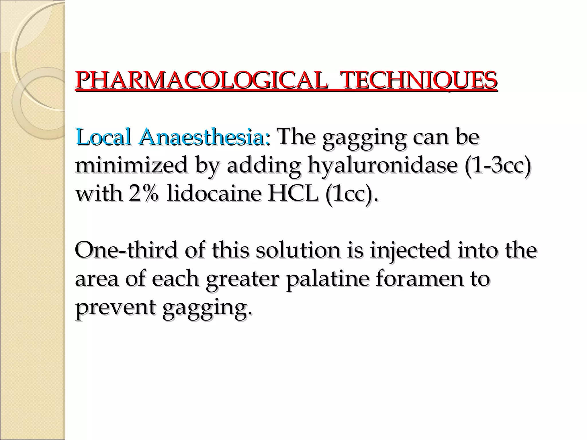 Gag reflex management | PPT