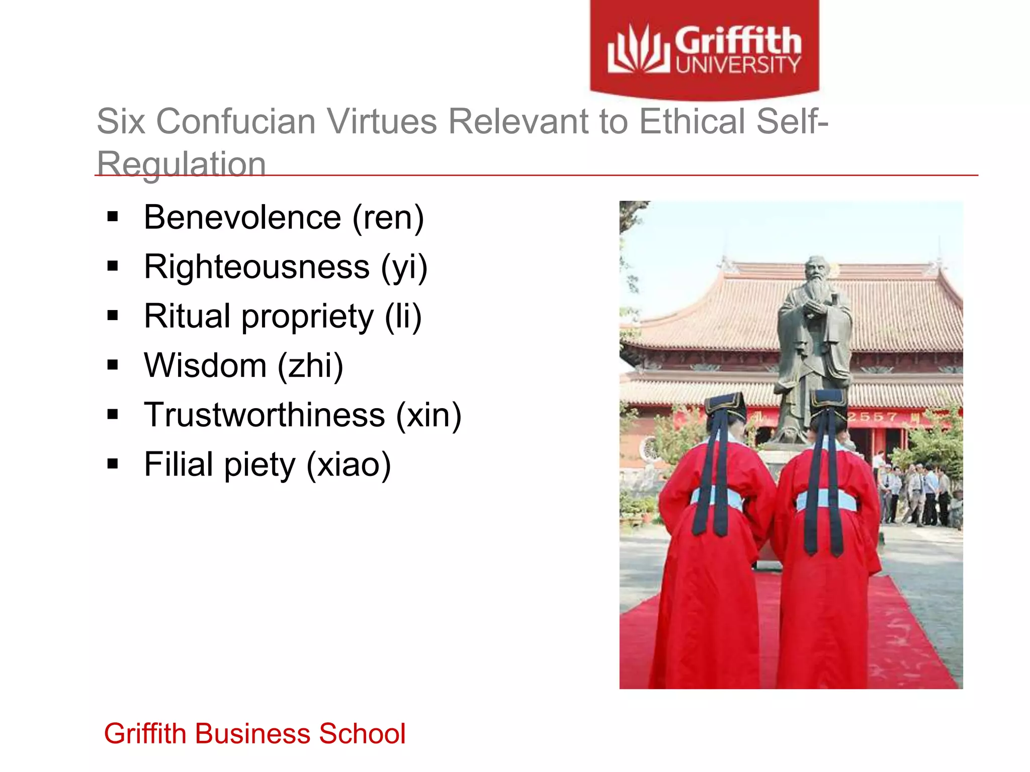 A Confucian Approach to Self-Regulation in Management Ethics | PPTX