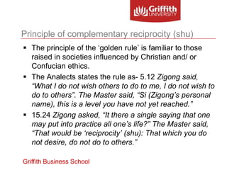A Confucian Approach to Self-Regulation in Management Ethics | PPTX