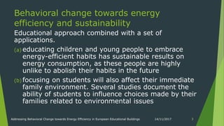 GAIA Paper Presentation: Addressing Behavioral Change towards Energy ...