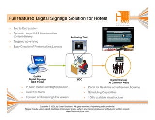 Gaia TV hospitality solution | PPT