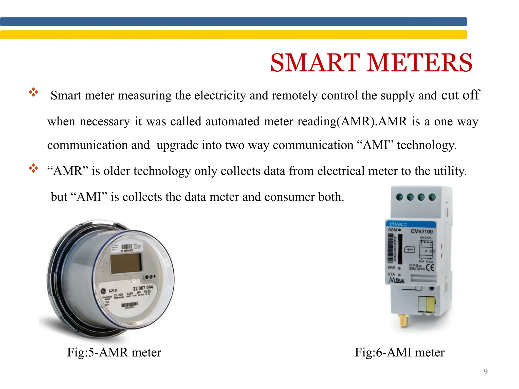 smart meter used in electrical engineering | PPTX