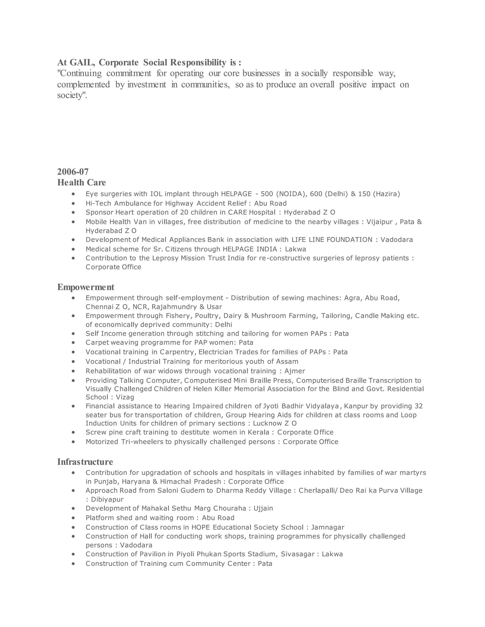 Gail csr | DOCX