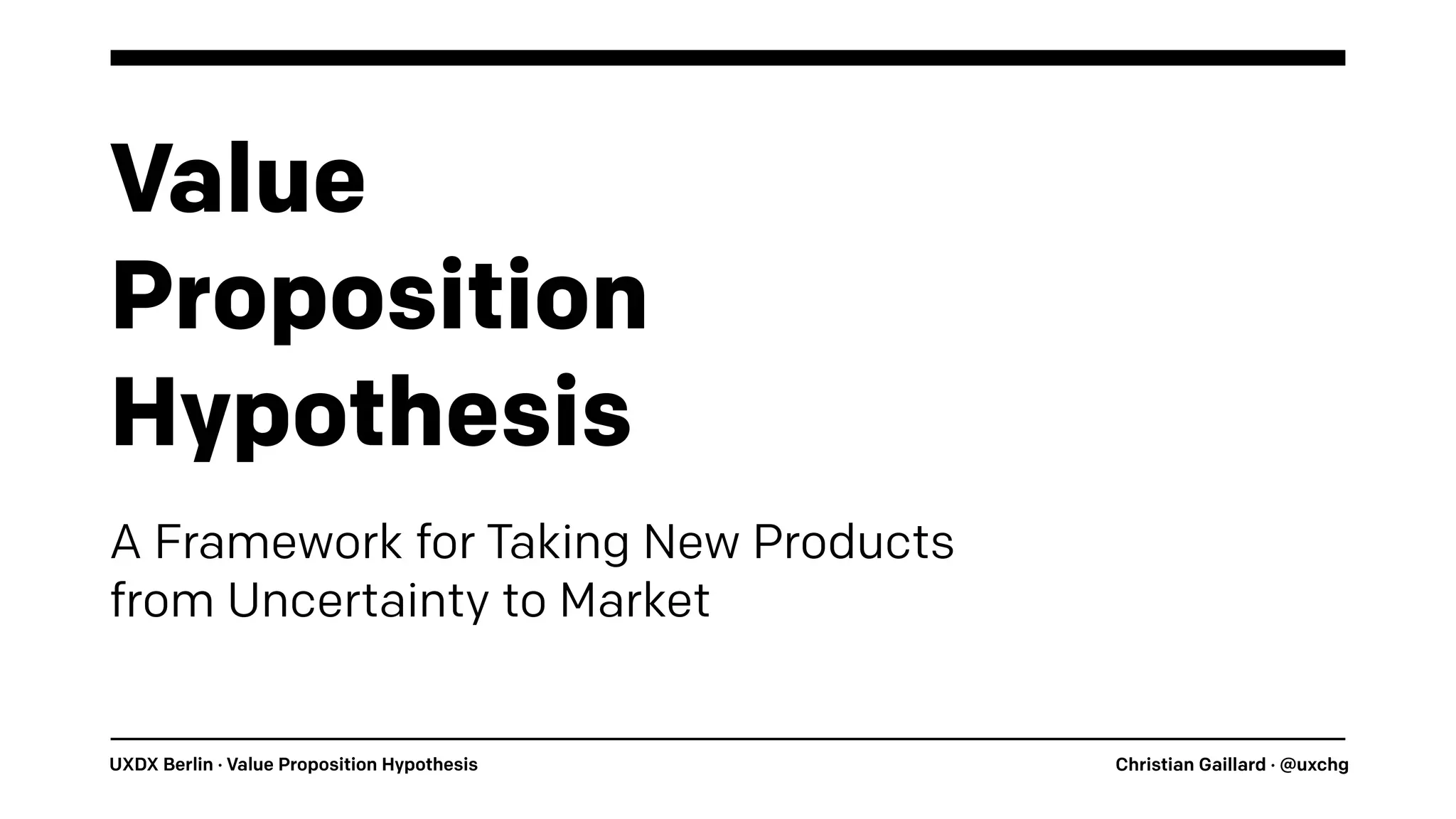 Value Proposition Hypothesis | PPT