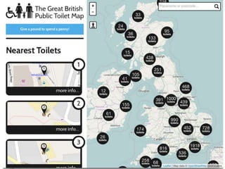 Building a national toilet map for the public’s convenience, by Gail ...
