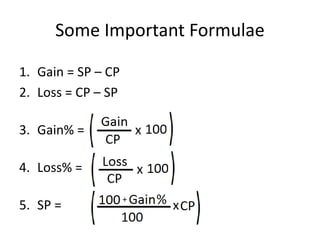 Gain and loss | PPTX