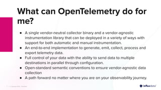 Gain Better Observability with OpenTelemetry and InfluxDB | PDF
