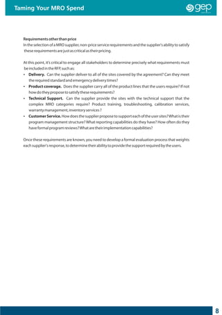 White Paper: Gain control over your complex MRO procurement | PDF
