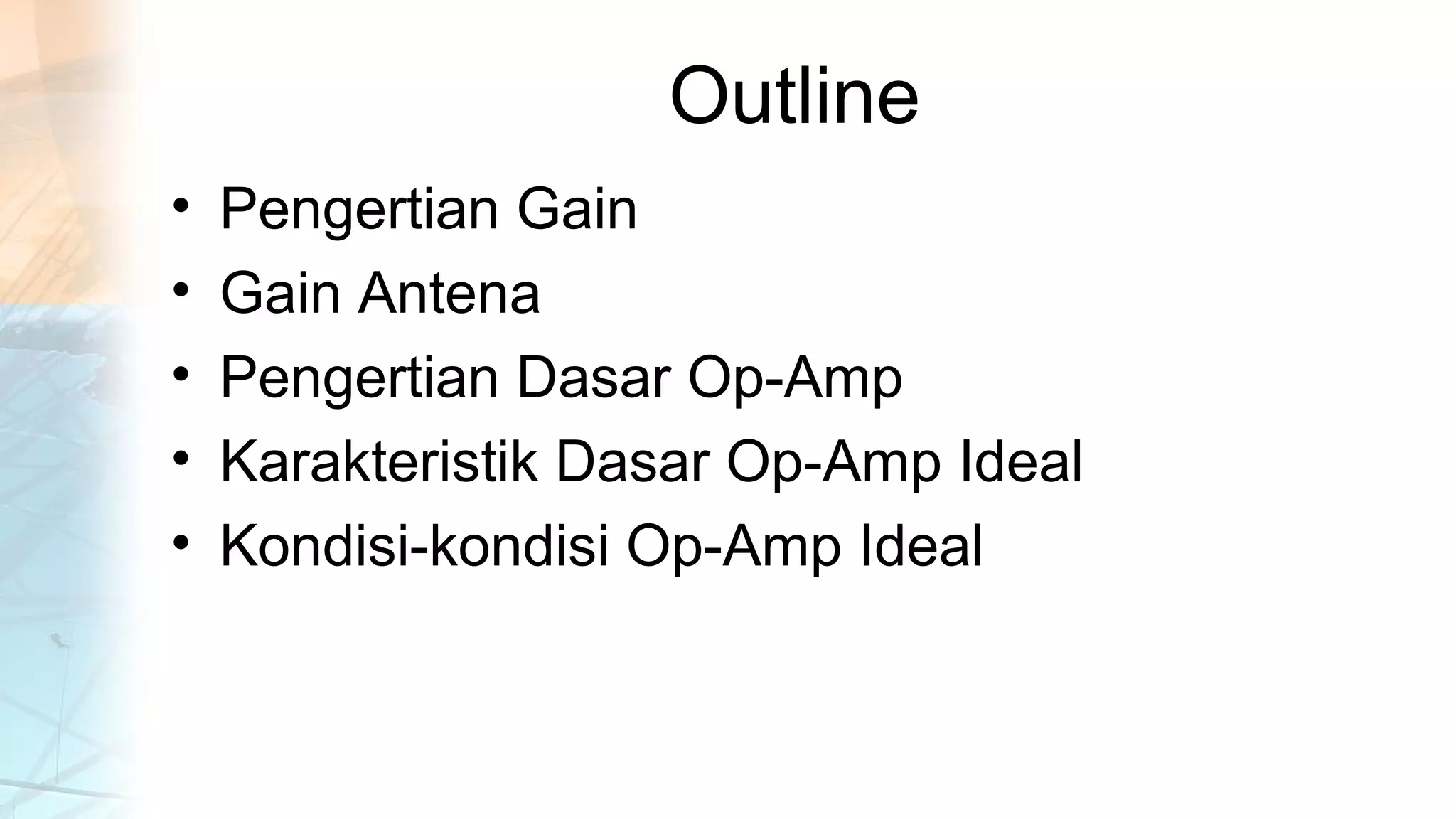 Gain dan op amp | PPT