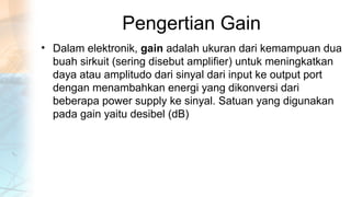 Gain dan op amp | PPT