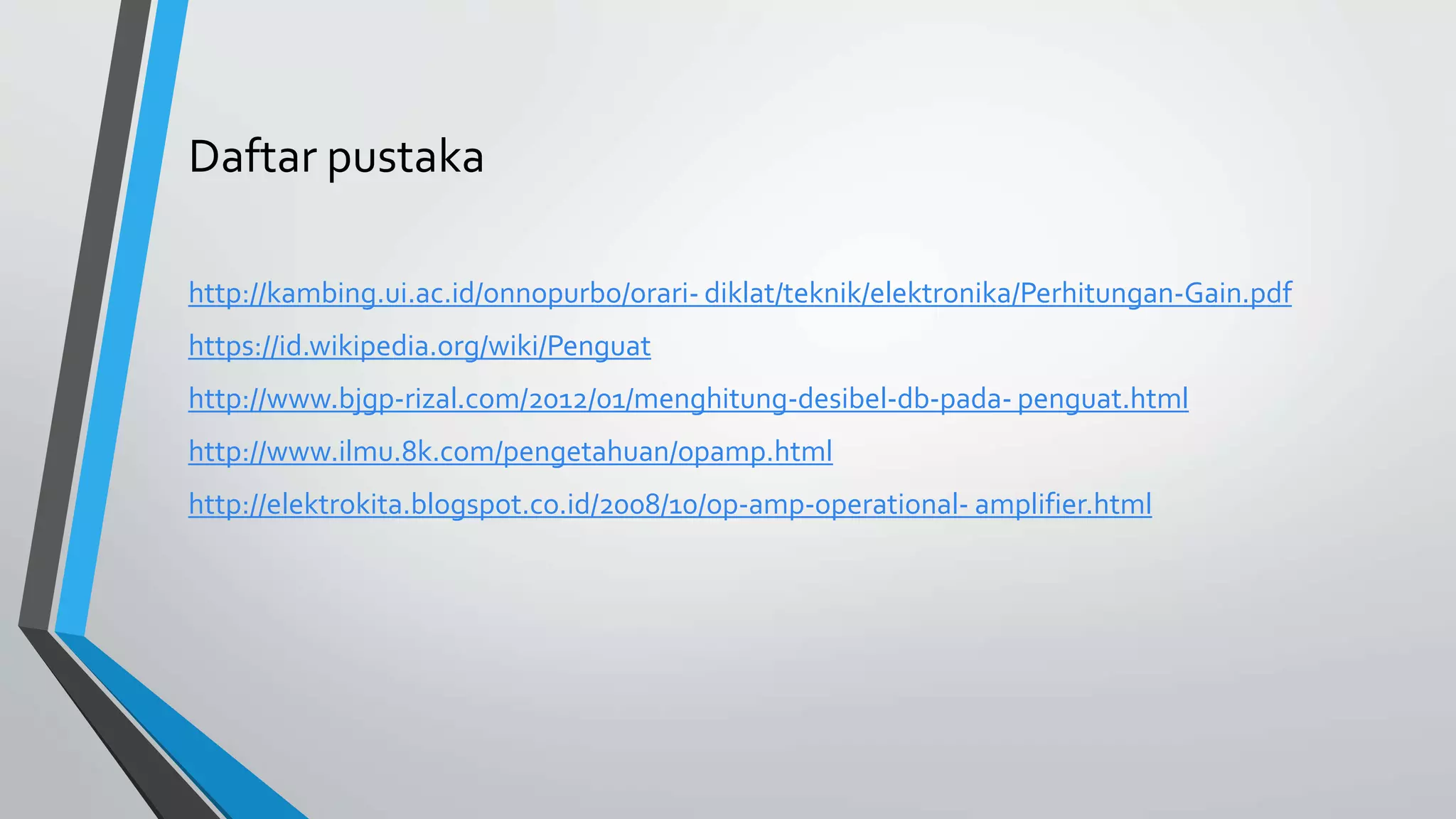 Gain dan op amp | PPTX