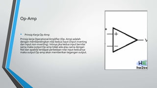 Gain dan op amp | PPTX
