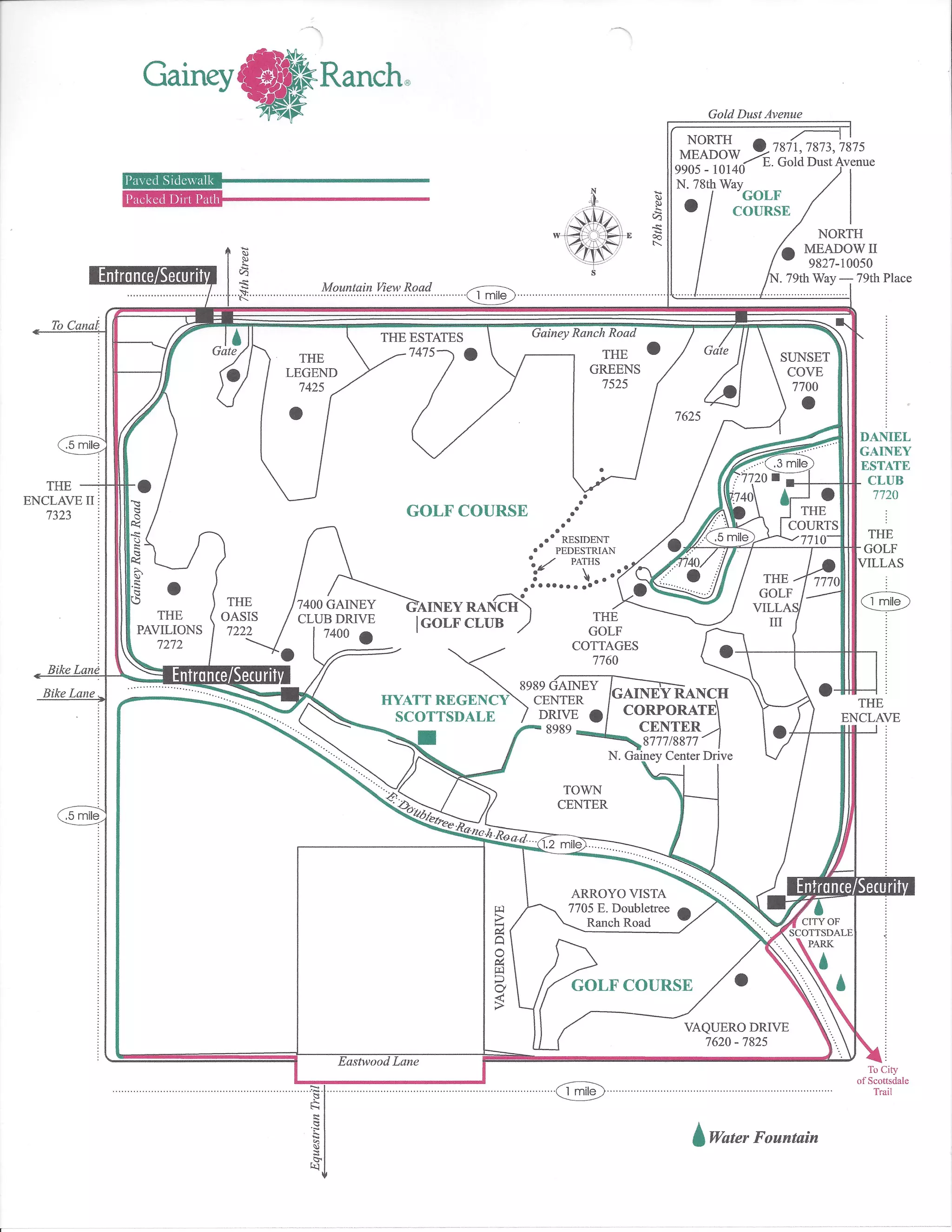 Gainey Ranch Community Map | PDF