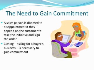 Gaining Commitment & Closing | PPTX