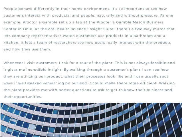 Gaining Customer Insight | PPT