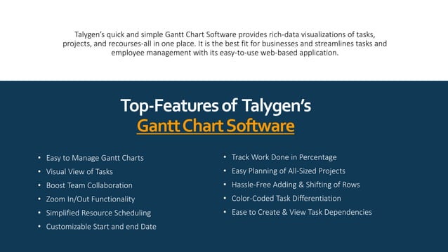 Gain Real-Time Visibility with Intuitive Gantt Charts | PPT