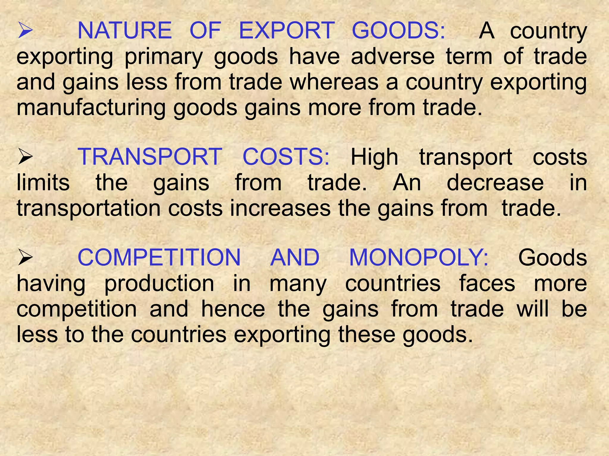 The Gains from International Trade | PPT