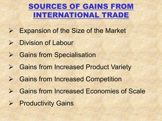 The Gains from International Trade | PPT